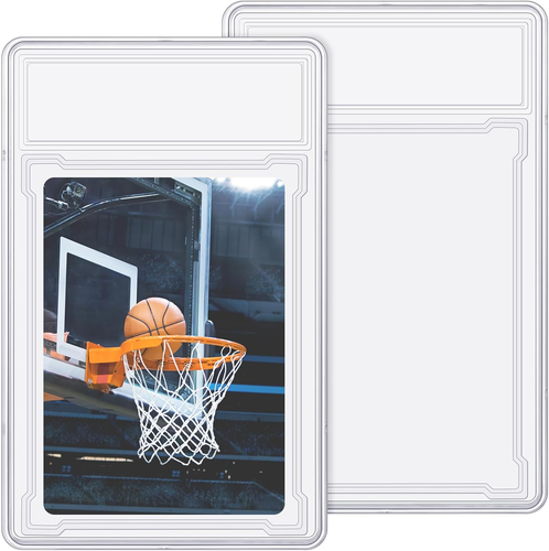 Trading Cards Protector Case Acrylic Clear Baseball Card Holders with ...