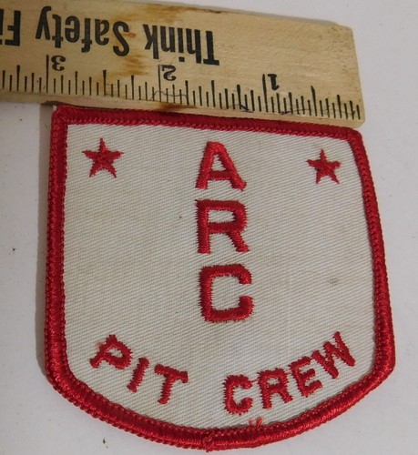 ARC A R C Racing Pit Crew Patch 2 3/4" x 2 3/4" Sew on NOS | eBay