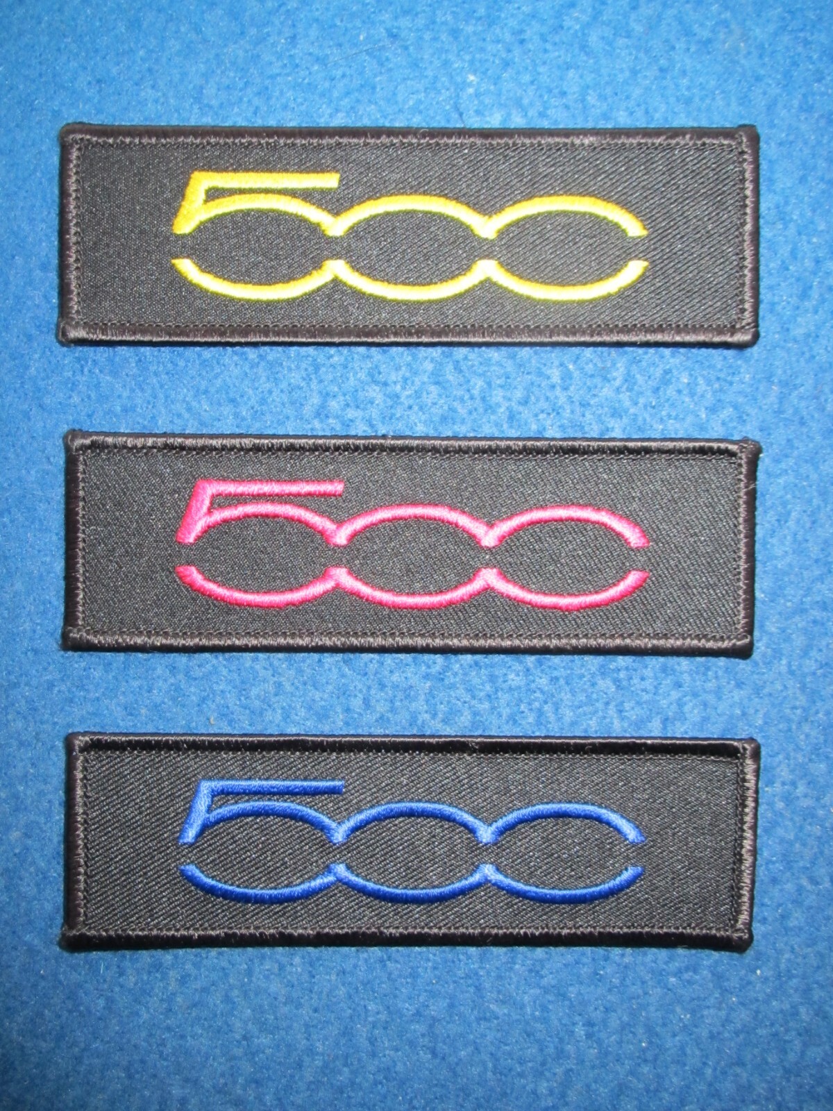 FIAT 500 Cloth Badge/Patch,For your Jacket, Overalls etc ,Sew or Iron ...