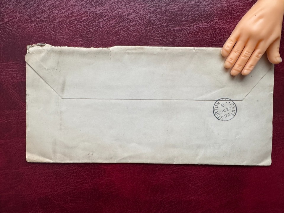 Victorian Newspaper Wrapper “Bygone Leicestershire” Hull to Willington ...