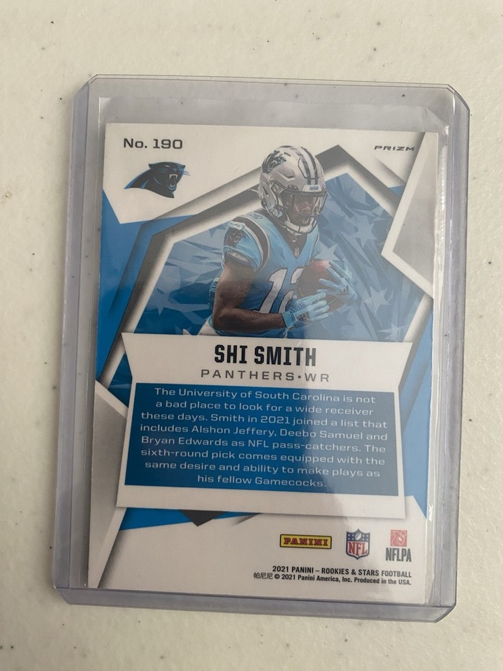 2021 Panini Rookies & Stars Rookies Red Pulsar Prizm Shi Smith #190 RC ...