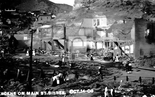 Main Street Fire Damage Bisbee Arizona AZ - 8.5x11 Print | eBay