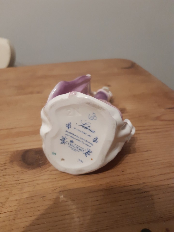 Beautiful Coalport Figurine “Selina” Decorated By Hand | eBay UK