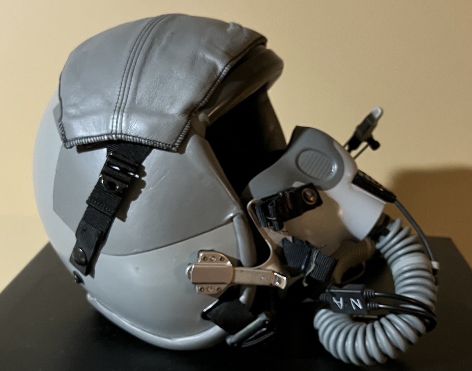 Gentex HGU-55 Flight Helmet Size Large & MBU-12 Mask Regular Civilian ...