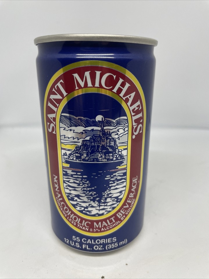 Saint Michaels Non-Alcoholic Malt Beverage Vintage Alum PT Beer Can ...