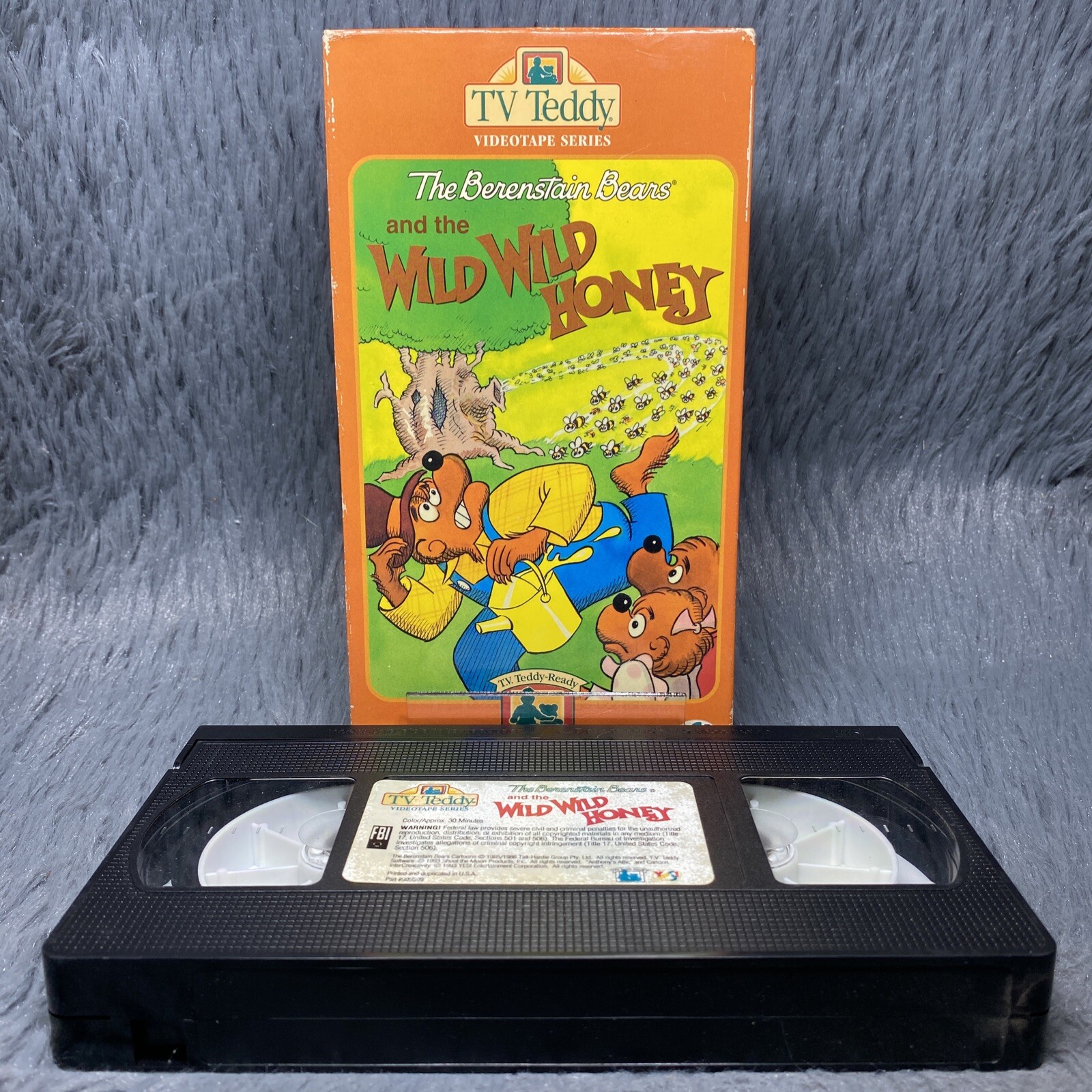 The Berenstain Bears And The Wild Honey VHS Tape 1993 TV Teddy Ready ...