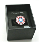 Marvel Captain America Shield Avenger Stainless Steel Ring New NOS 2018 ...