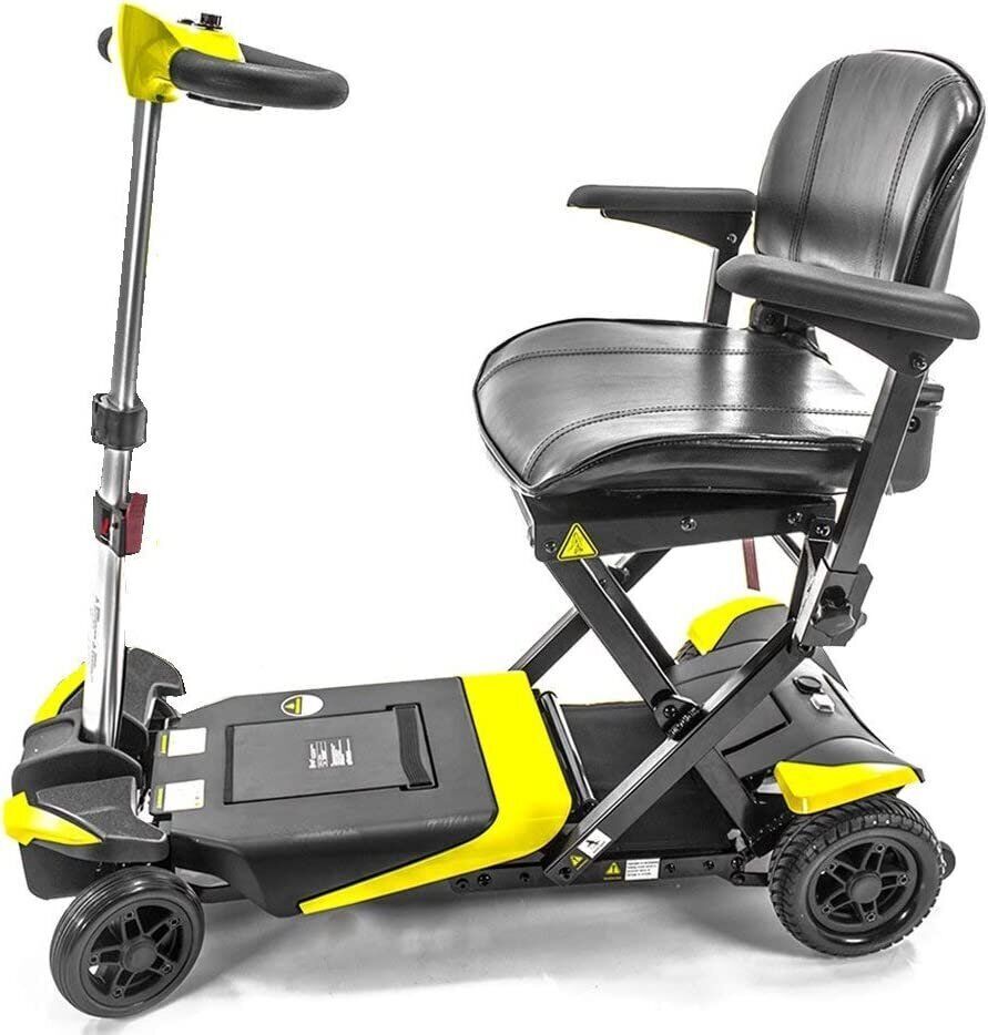 Yellow | Solax Transformer S3021 Electric Folding Mobility Scooter