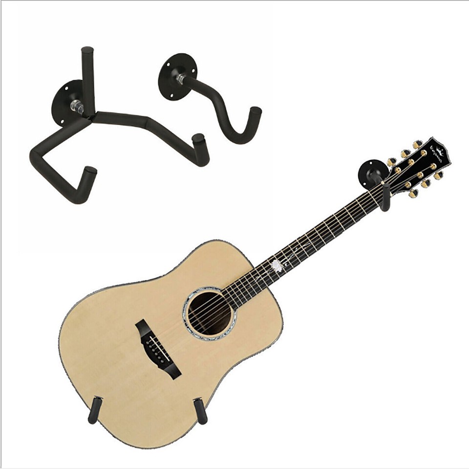 Horizontal Guitar Wall Mount Hanger Stand Holder Hook wall Display Bass ...