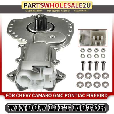 Front Power Window Motor for Chevy Camaro GMC Safari Pontiac Firebird w ...