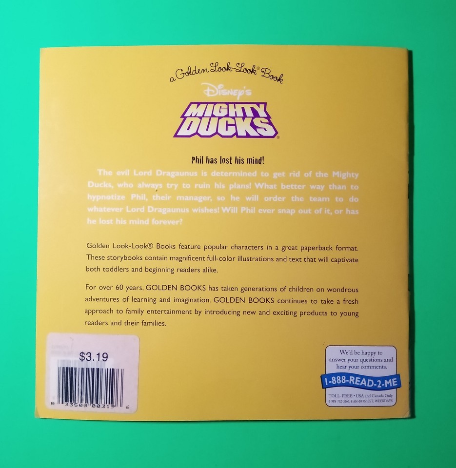 Disney's Mighty Ducks: Phil in the Blank - Eric Weiner, paperback | eBay