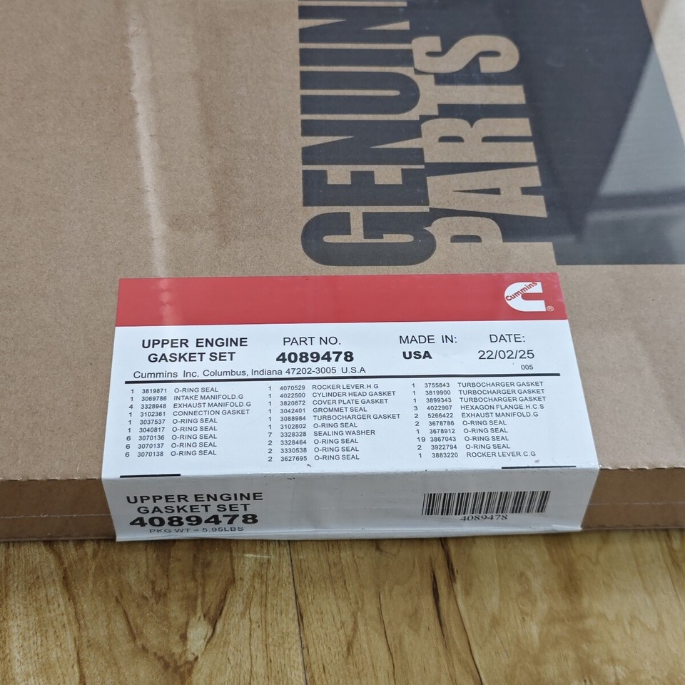 Head Gasket Set 4089478 for Cummins L10E, M11 & QSM ISM / Upper Gasket ...