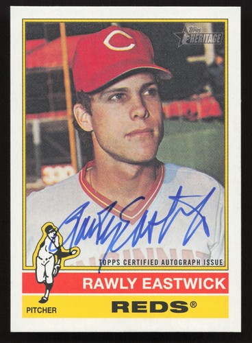 2025 Topps Heritage #76RO-RE Rawly Eastwick REAL ONES AUTO 1976 ...