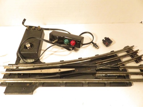 LIONEL TRAINS PRE-WAR 711 - 072 LEFT HAND REMOTE SWITCH TRACK- EXC- S12 ...