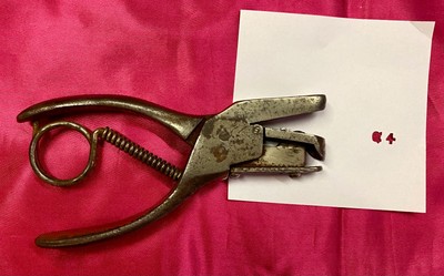 McGill Metal Products Chicago Railroad Train Conductor Ticket Punch ...