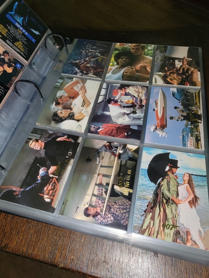 INKWORKS JAMES BOND 007 TRADING CARDS 1-3 CONNOISSEURS BINDER, + More ...