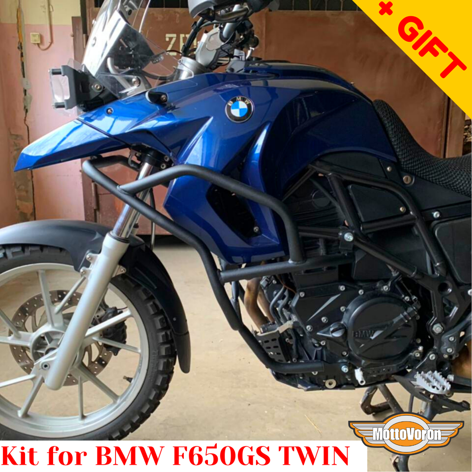 For BMW F650GS TWIN Rear rack Crash bars F 650 GS 800 Engine guard Kit ...