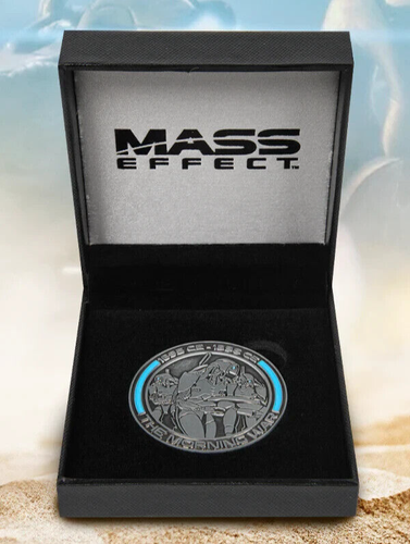 Mass Effect Geth Quarian Morning War Challenge Coin Helmet Figure | eBay
