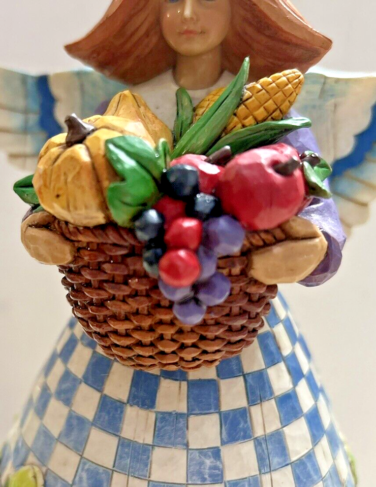 Jim Shore Lamp Heartwood Creek Harvest Angel Lamp 2004 Enesco House ...