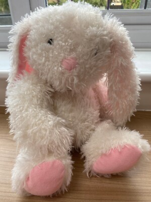 CHAD VALLEY SUPER SOFT FLUFFY CUDDLY SOFT PLUSH TOY TEDDY RABBIT WHITE ...
