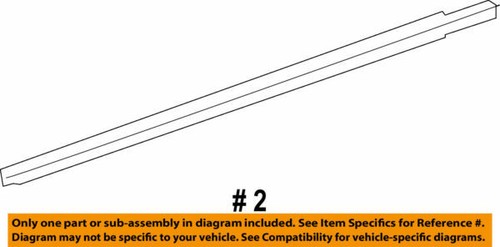 75720-42040 Toyota Moulding assy, front door belt, lh 7572042040, New ...