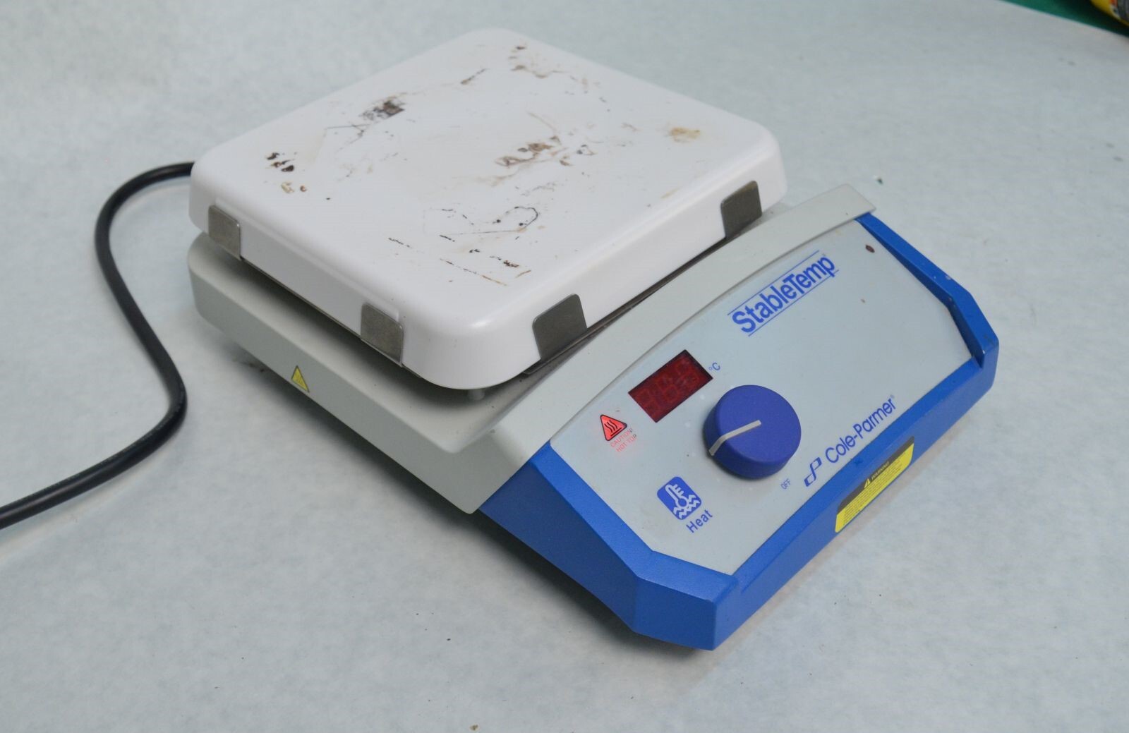 Cole-Parmer 03405-10 StableTemp 10x10" Ceramic Hot Plate Hotplate 540°C ...