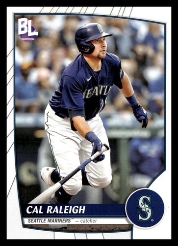 2023 Topps Big League #122 Cal Raleigh Seattle Mariners Baseball Card ...
