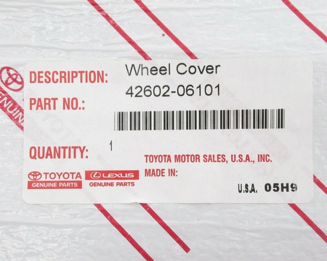 Genuine OEM Wheel Cover for Toyota 4260206101 for sale online | eBay