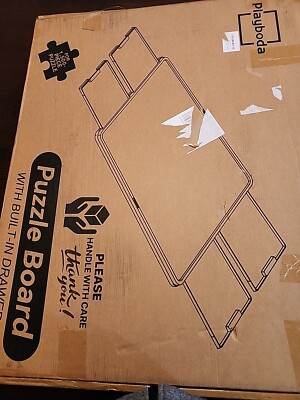 Playboda 1500 Pieces Rotating Plastic Puzzle Board with Drawers and ...