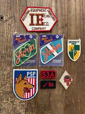 Vintage and New Patch Lot 8 Misc Names, Military et al | eBay