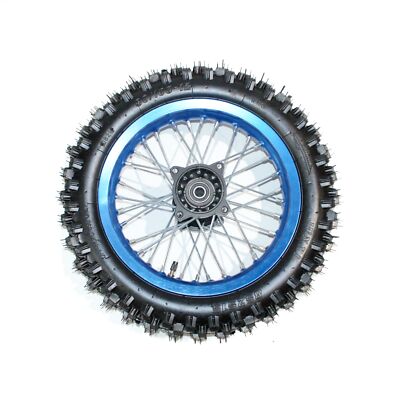 BLUE 15mm Axle 3.00 - 12 12" Inch Rear Wheel Rim Tyre Tire PIT PRO Dirt ...