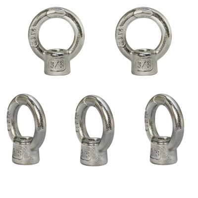 5 PC 3/8" MARINE LIFTING EYE NUT RING Stainless Steel 316 Type | eBay