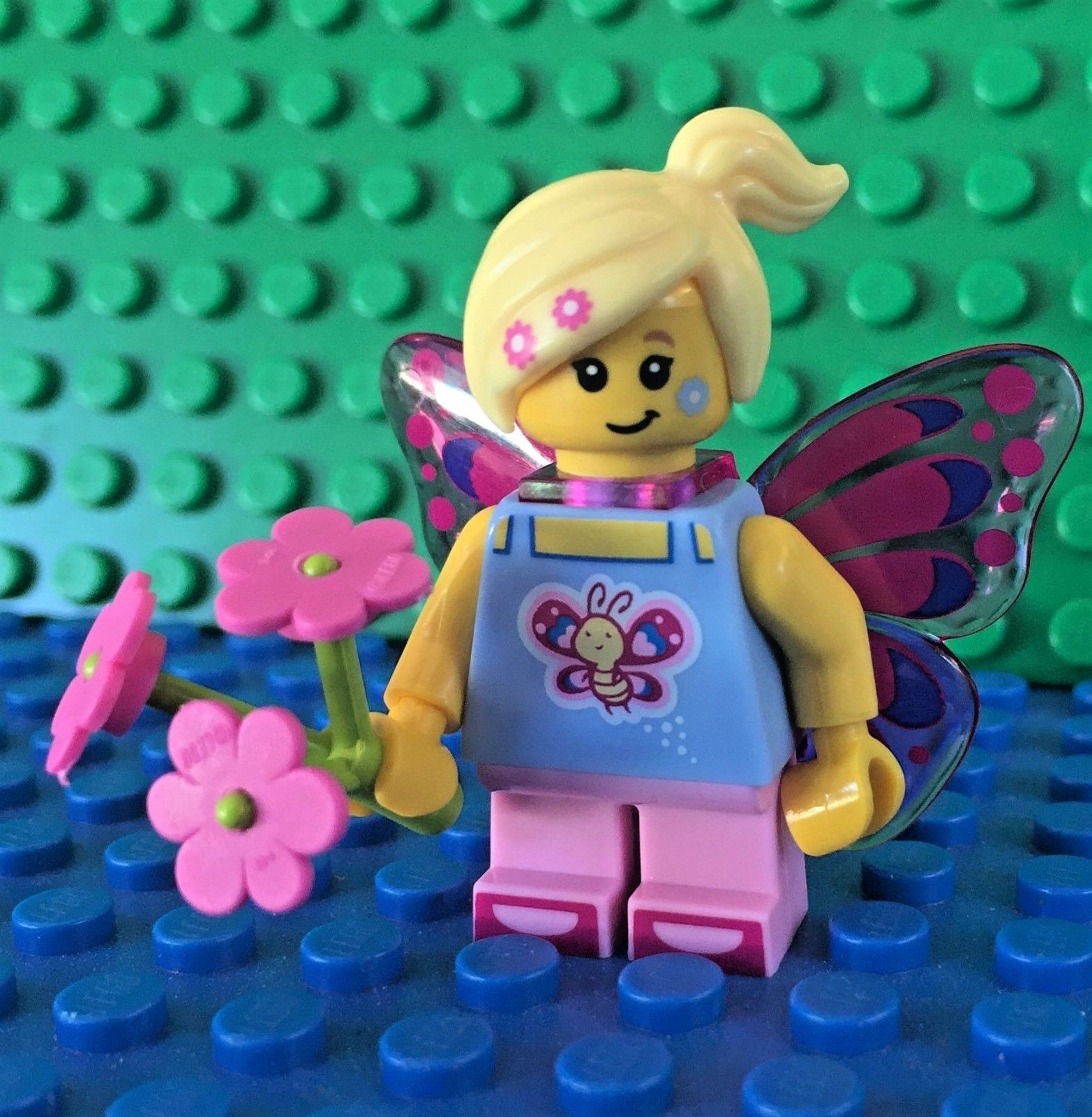 Lego 71018 series 17 BUTTERFLY GIRL Wings Flower Minifigures City Town ...