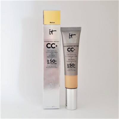 IT Cosmetics Your Skin But Better CC Full Coverage Cream SPF50 - MEDIUM ...