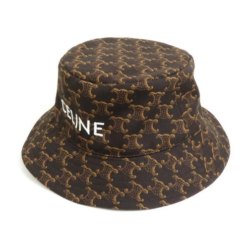 Auth CELINE Chapeau Bob Triomphe Coton Marron - e58389i | eBay