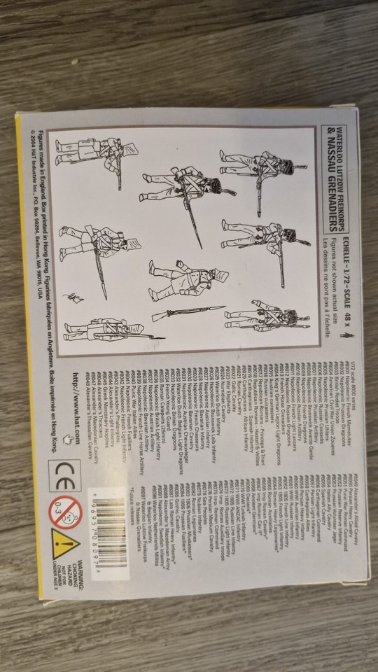 HAT Industrie 8097 1:72 Lutzow Freikorps and Nassau Grenadiers | eBay UK