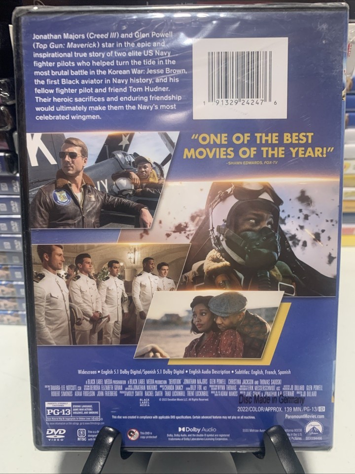 Devotion (DVD, 2022) Brand New Jonathan Majors Glenn Powell BUY 3 GET 1 ...