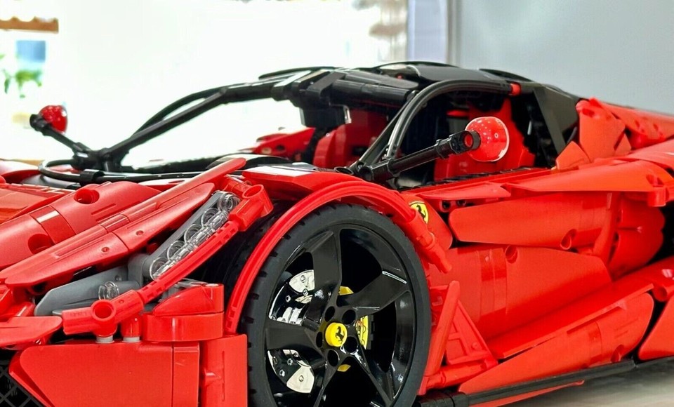 CADA Technic Ferrari LaFerrari, Race Car Model Building Kit, 1:8 Scale ...