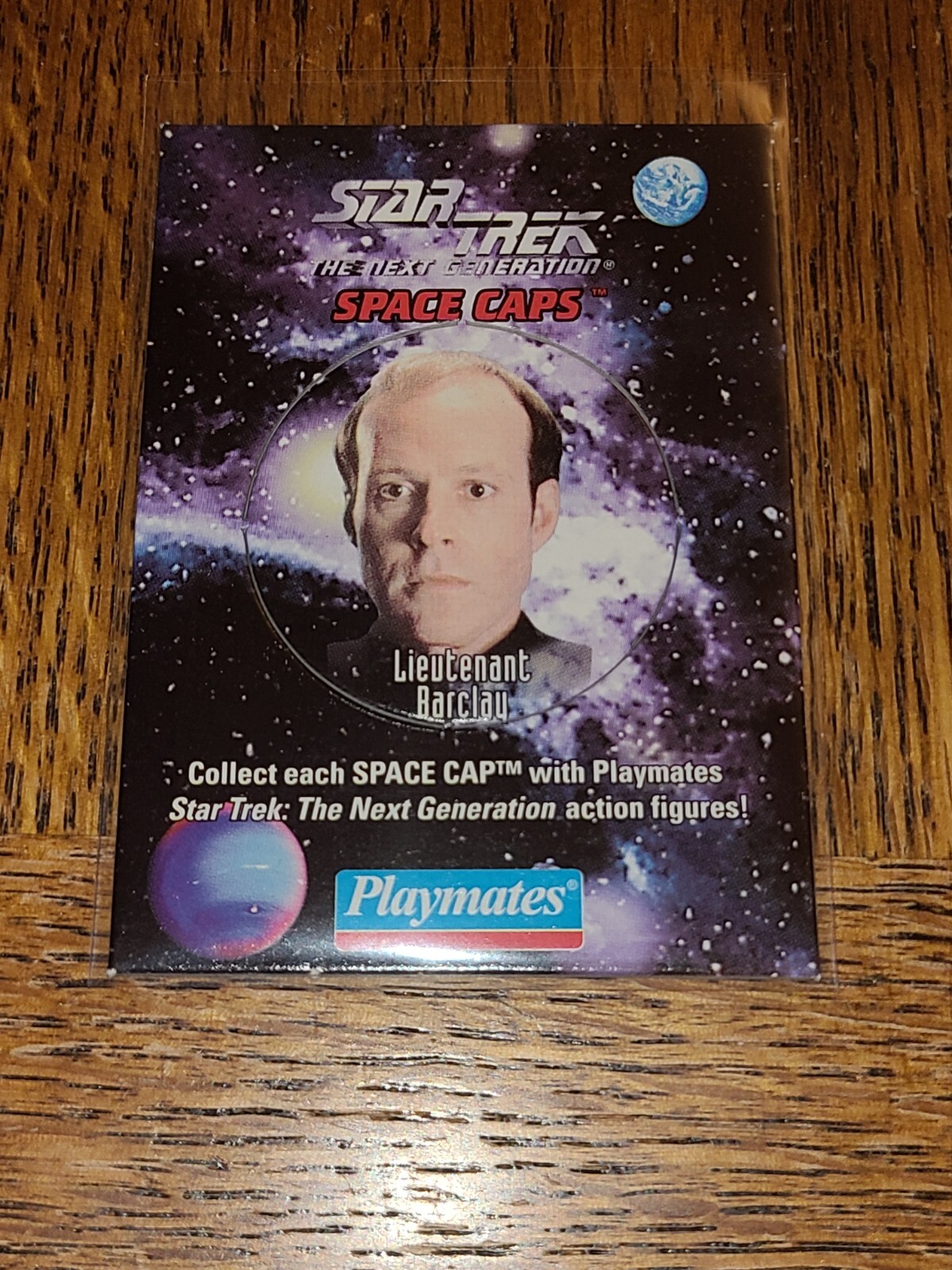 STAR TREK LIEUTENANT BARCLAY 1994 PLAYMATES SPACE CAPS #29 | eBay