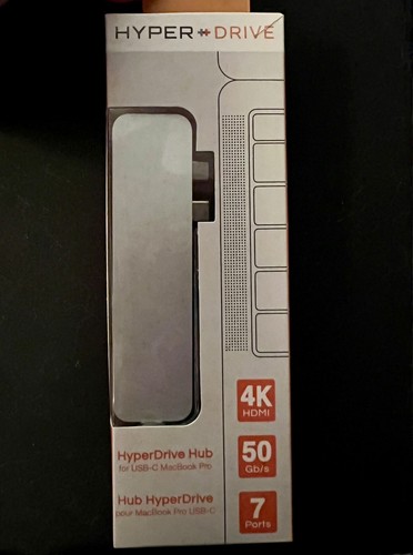 HyperDrive 7-in-2 USB-C Hub 4K HDMI USB-C 50Gb/s for MacBook Pro | eBay