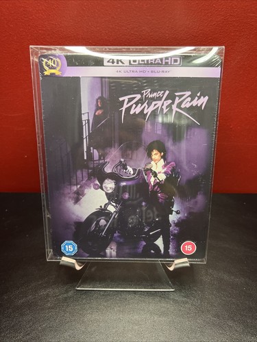 Purple Rain 40th Anniversary Steelbook (4K UHD+Blu-ray) Factory Sealed ...