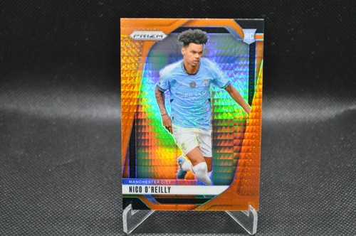 Nico O'Reilly 2024-25 Panini Prizm EPL #16 RC Orange Hyper Prizm | eBay