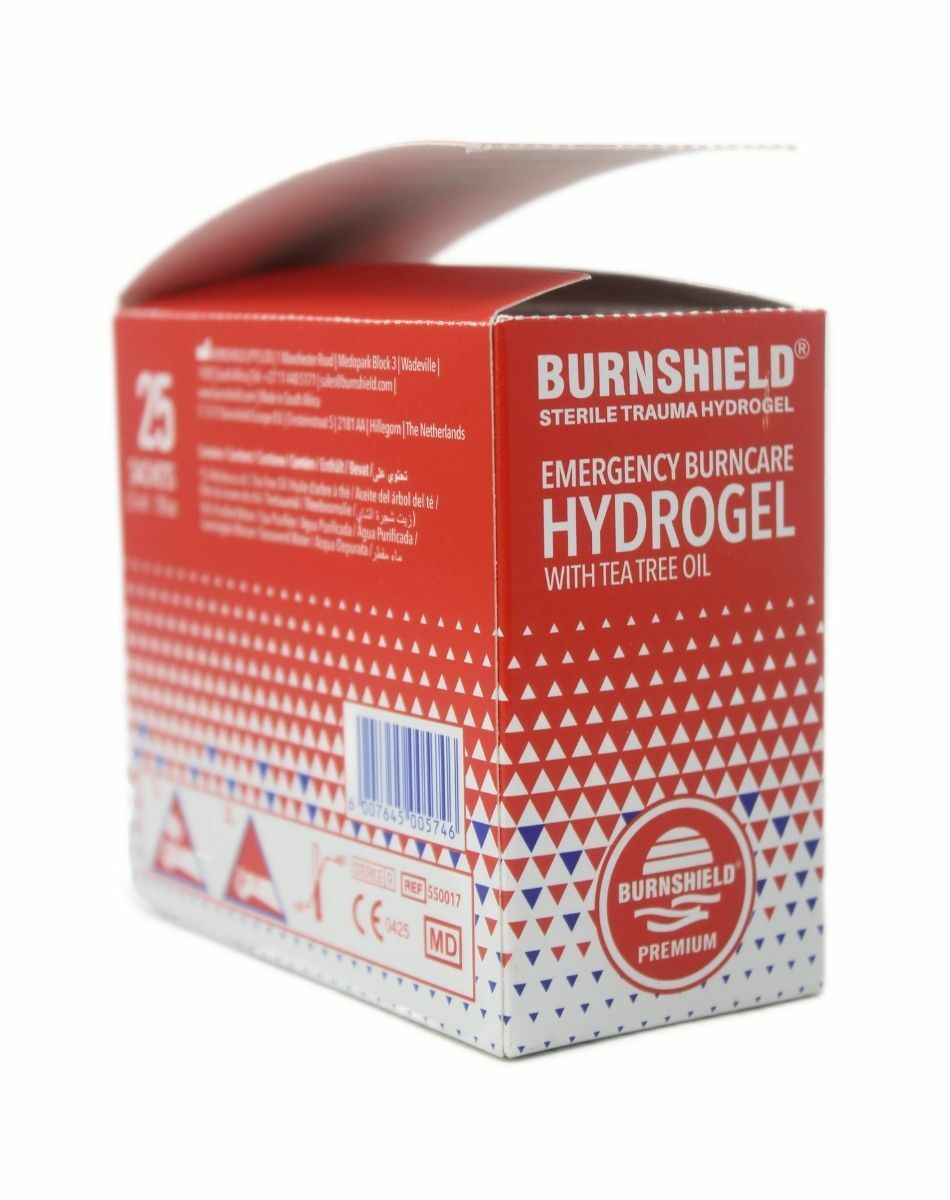 BURNSHIELD BURN GEL PACKET 1/8oz - 25CT/BOX | eBay