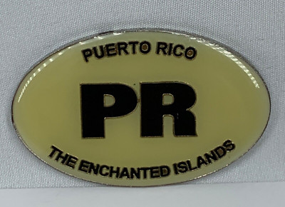 Puerto Rico Magnet Enchanted Islands 2" Oval Refrigerator Locker Travel ...