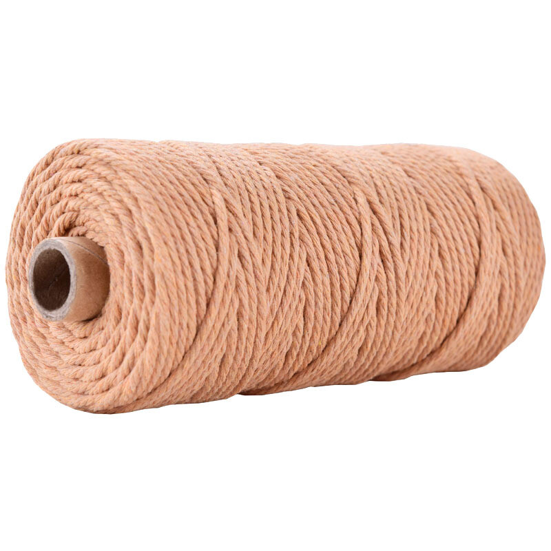 Artisan Macrame Rope 100% Natural Cotton Twisted Cord Craft String DIY ...