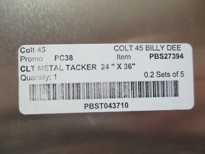 Billy Dee Williams Colt 45 Neon Sign