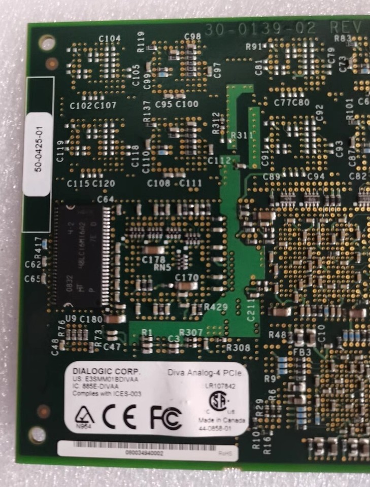 1pcs 100% Test Dialogic Corp Diva Analog-4 Pcie Voice Card | eBay UK