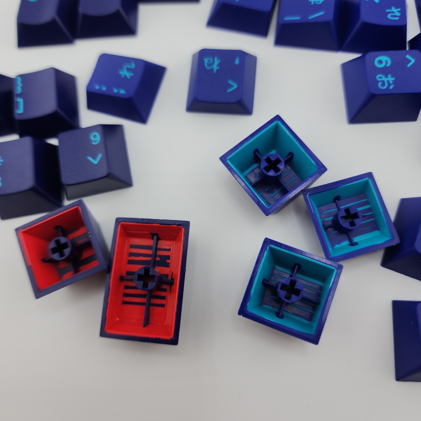 Drop GMK Striker Cyberdeck Blue Teal Mixed Keycaps For MX Mechanical ...