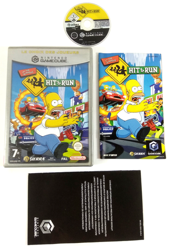 Jeu GameCube VF Simpsons Hit & Run avec notice Envoi rapide et suivi | eBay