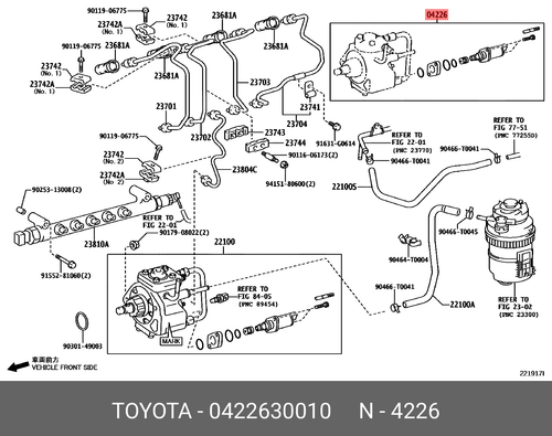 Genuine OE valve kit suction, 0422630010 for TOYOTA 04226-30010 | eBay